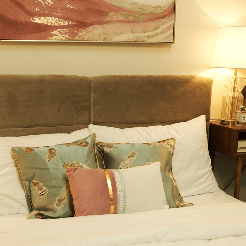 Seraph Artic Feather Throw Pillowcase