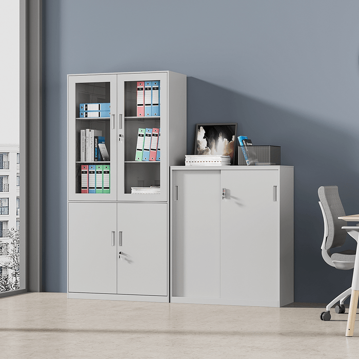 Hanley Metal Sliding Door Cabinet