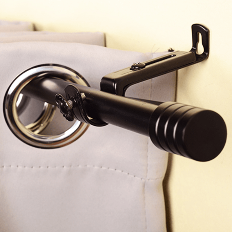 Basic Adjustable Black Curtain Rod