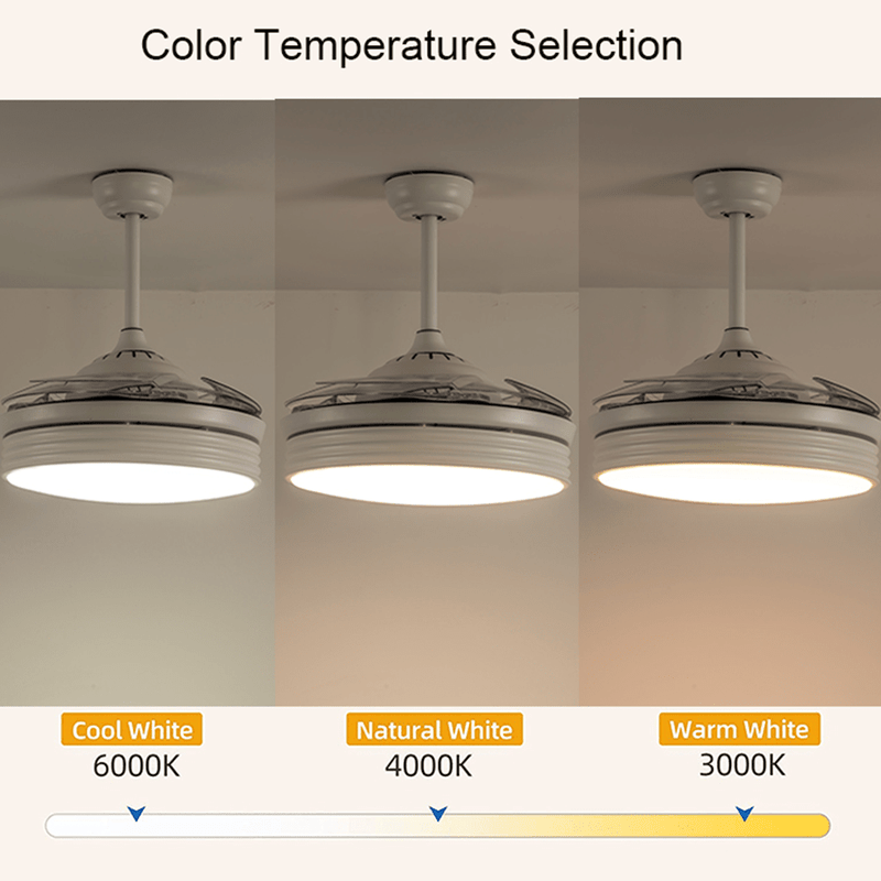 Eli Ceiling Fan + Retractable Blades