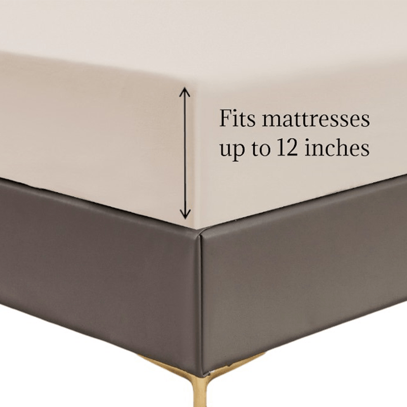Super Soft Oat Fitted Sheet