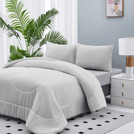 Soft Washed Textured Comforter Set