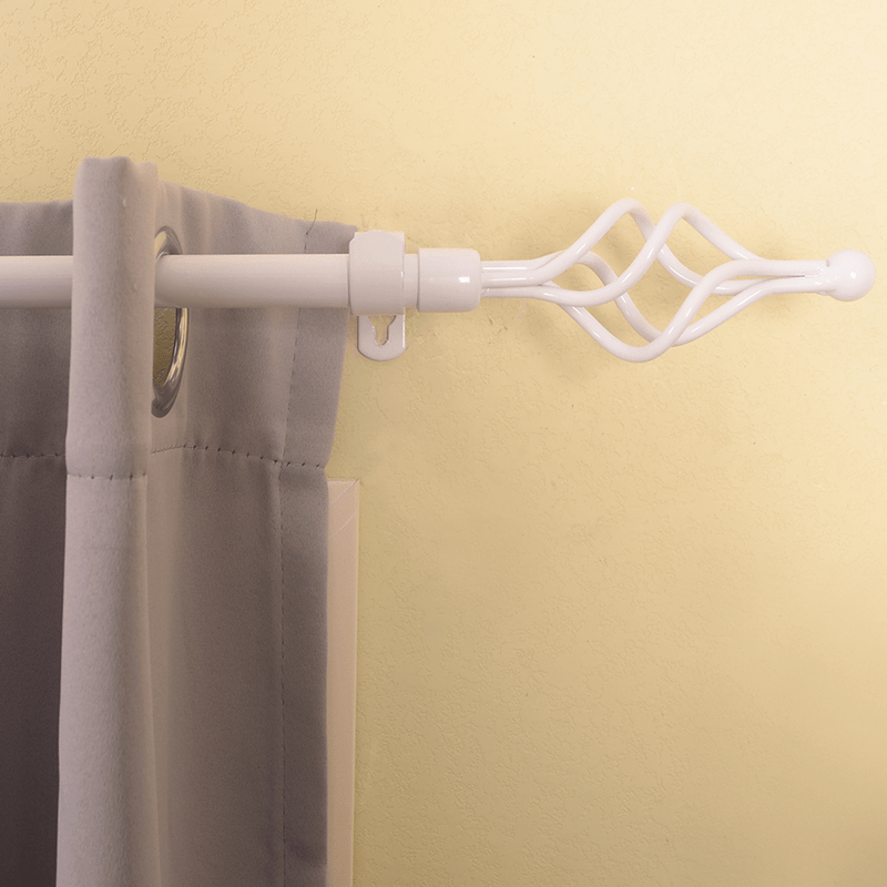 Thia Heavy-duty White Curtain Rod