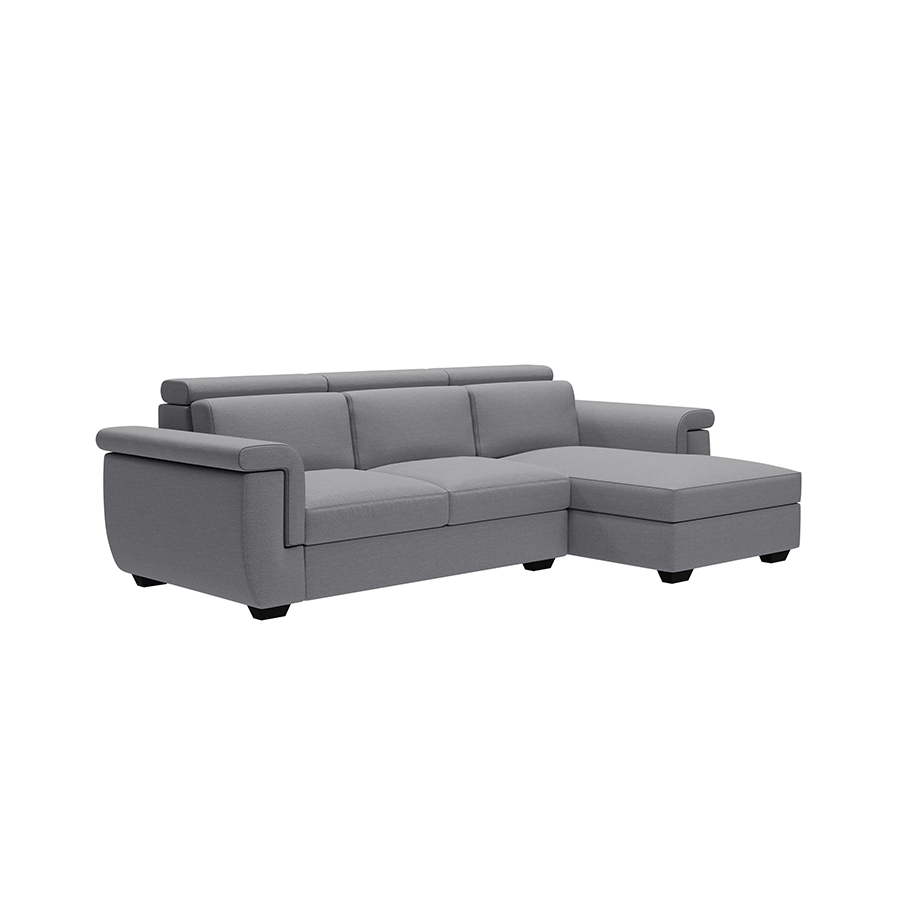 Clark L-shape 3 Seat with Chaise Right Sofa