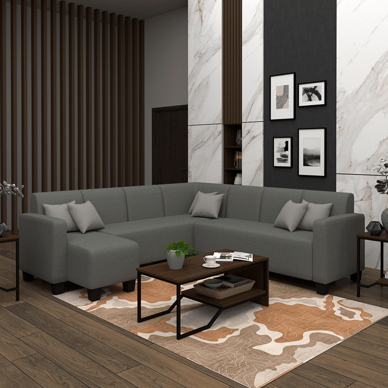 Eric Sectional 6 Seat with Chaise Corner (3R) Sofa