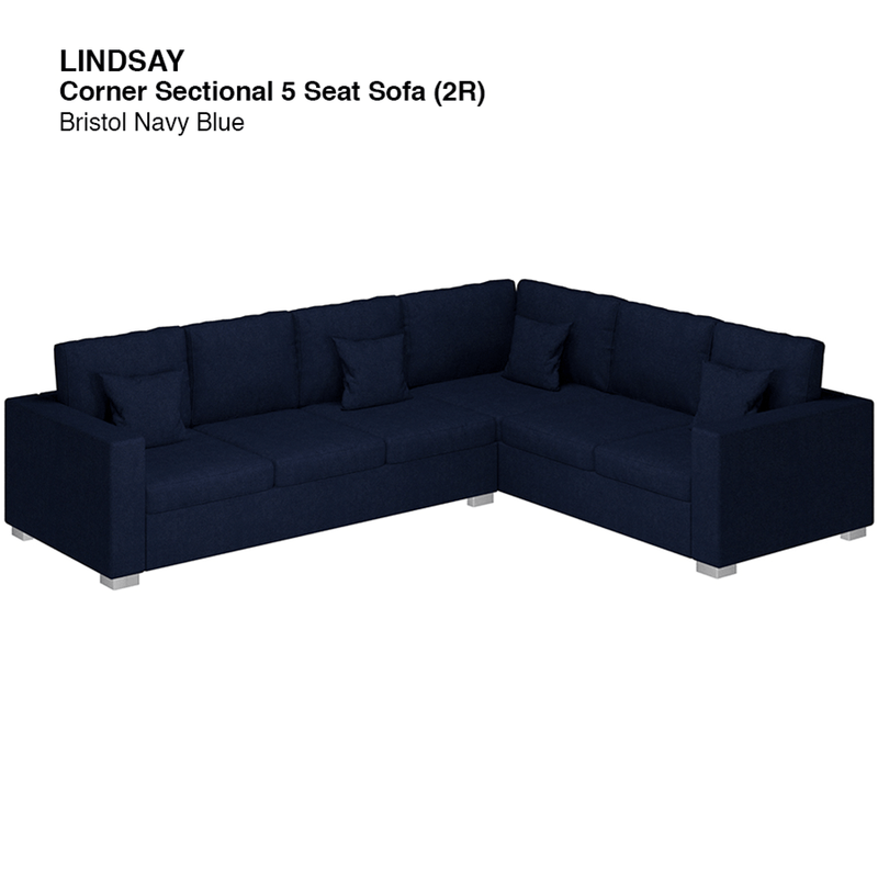 Lindsay Corner Sectional 5 Seat (2R) Sofa