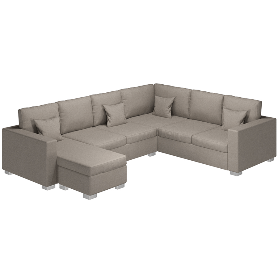 Lindsay Corner Sectional 5 Seat with Chaise (2R) Sofa