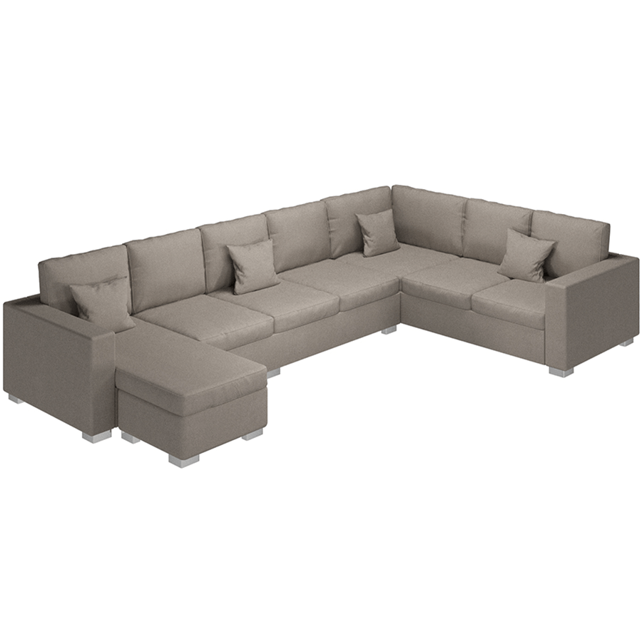 Lindsay Corner Sectional 6 Seat with Chaise (2R) Sofa