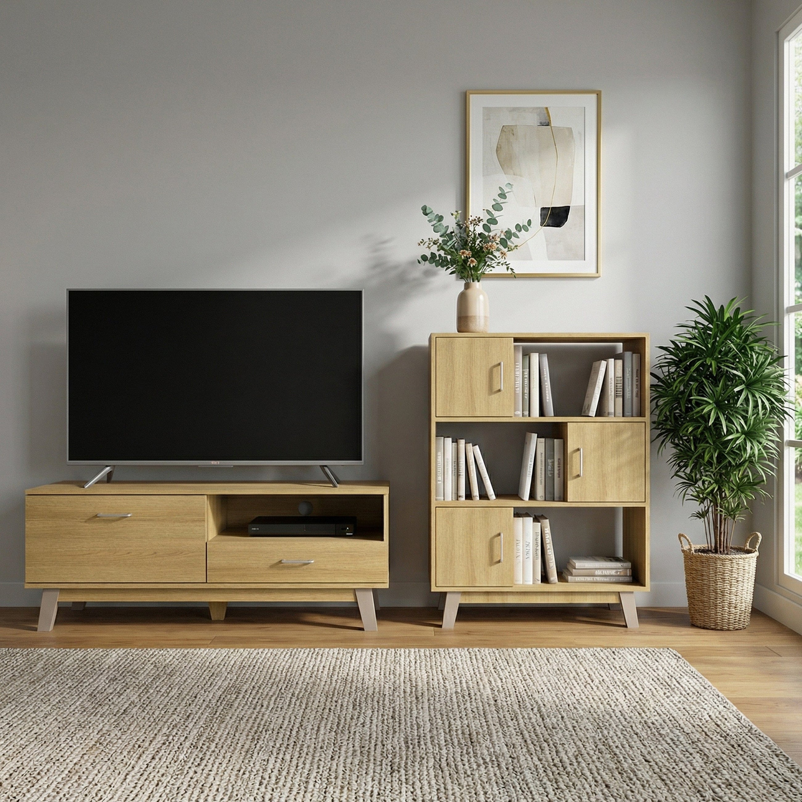 Aiden 120 cm Low TV Rack