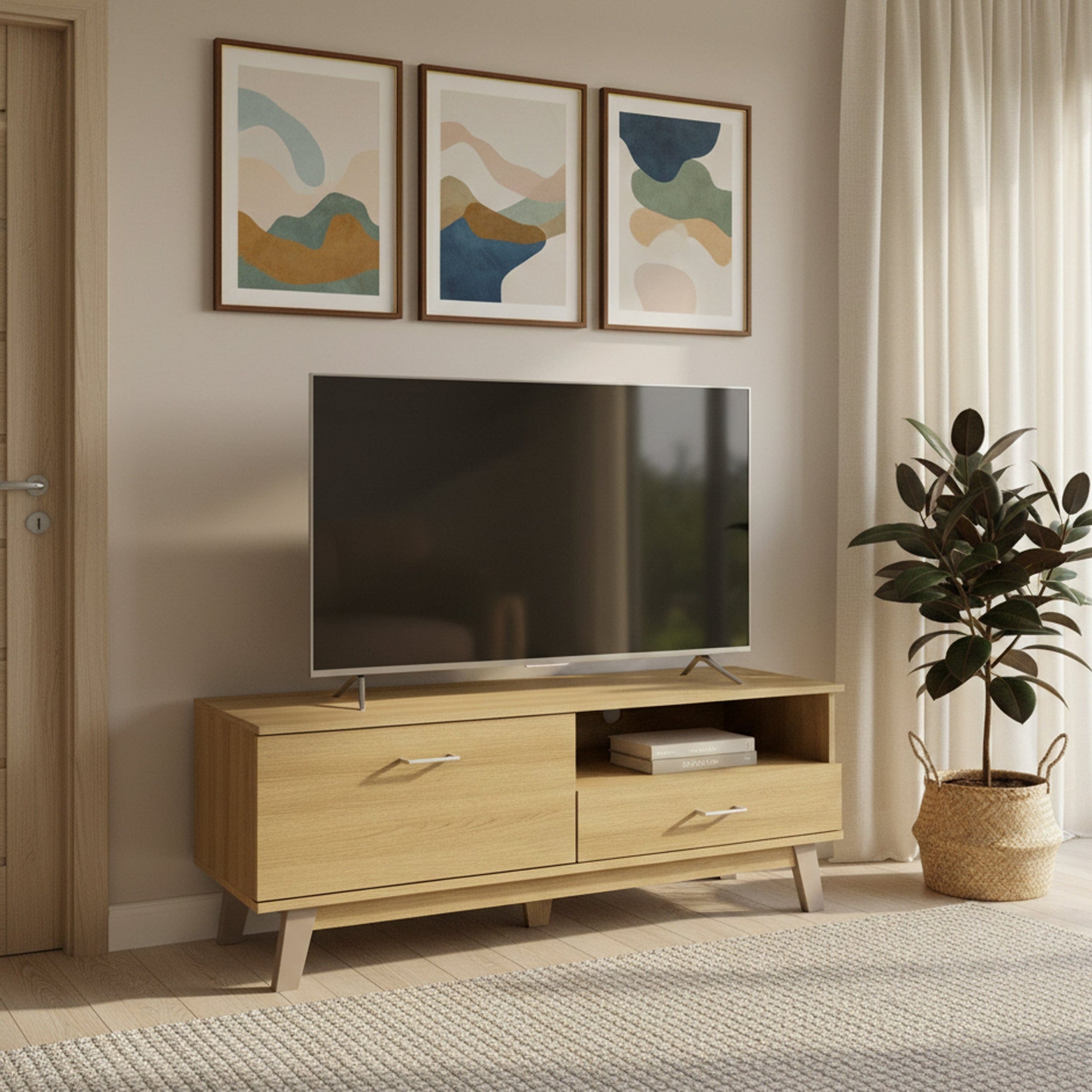 Aiden 120 cm Low TV Rack