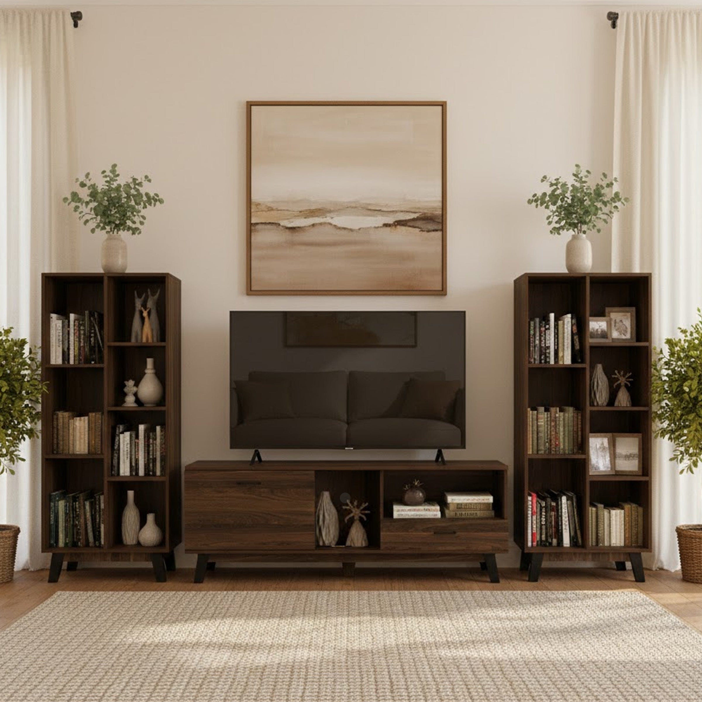Aiden 60 cm High Bookcase