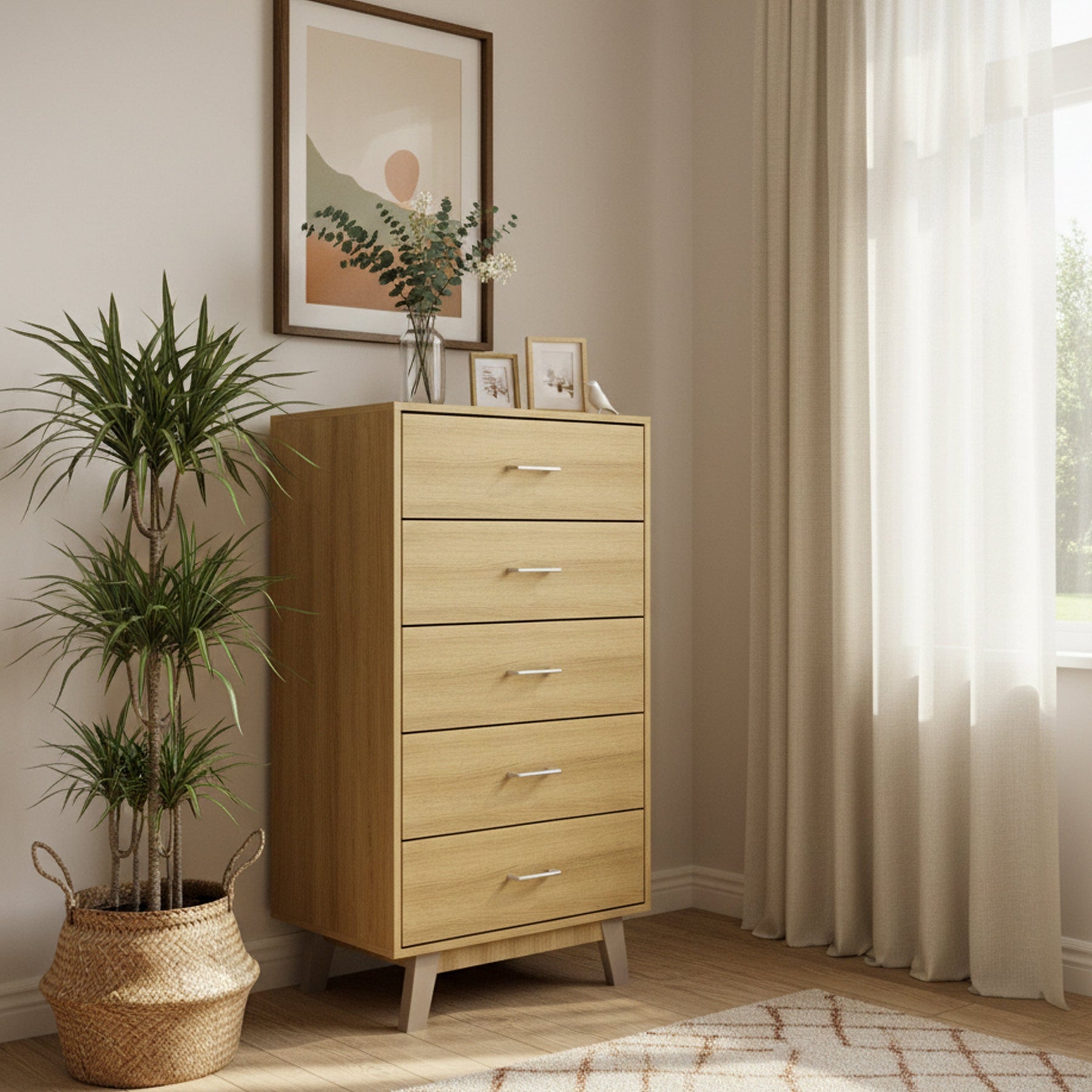 Aiden Chest of 5 Drawer