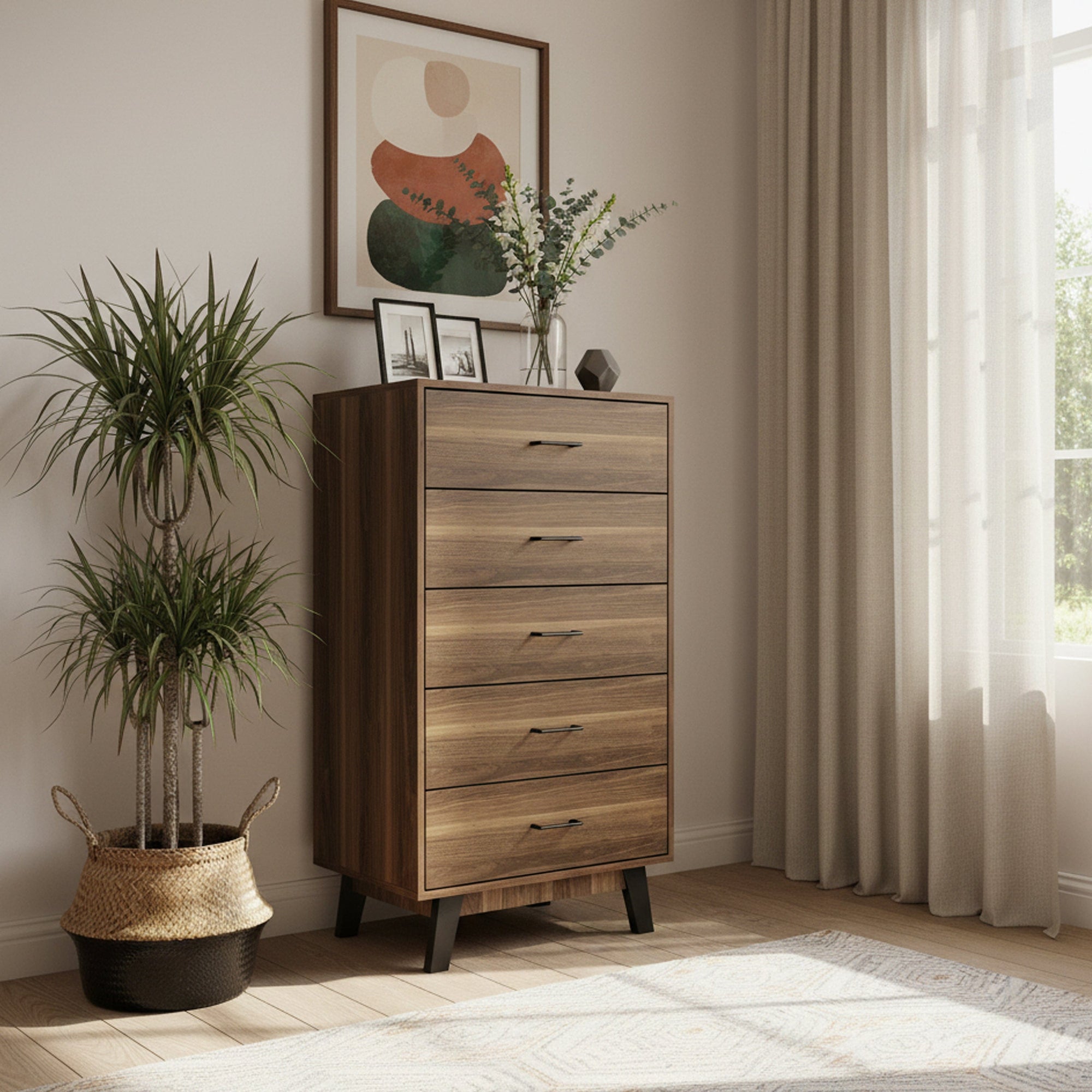 Aiden Chest of 5 Drawer