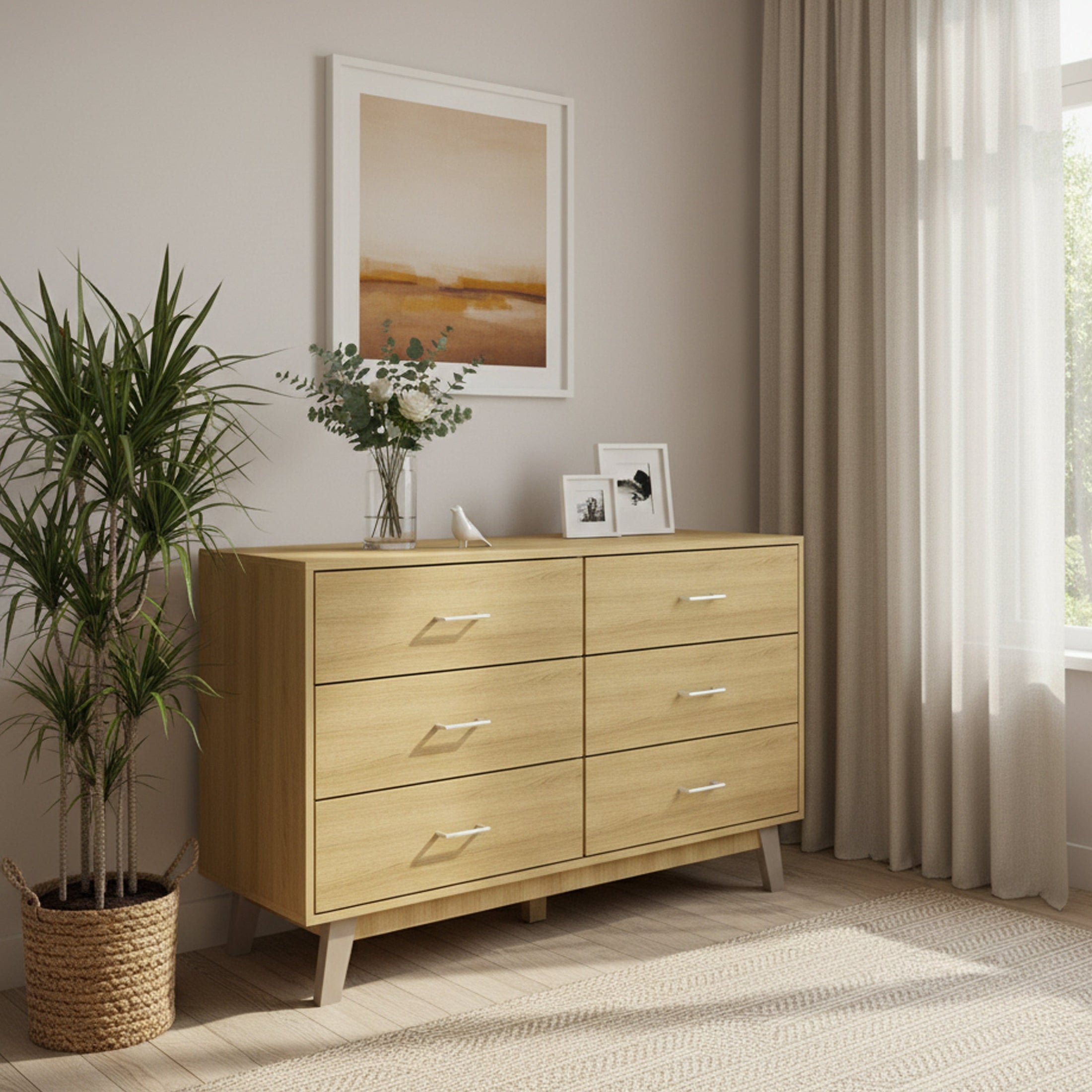 Aiden Chest of 6 Drawer
