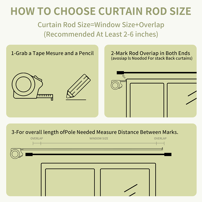 Basic Adjustable Silver Curtain Rod