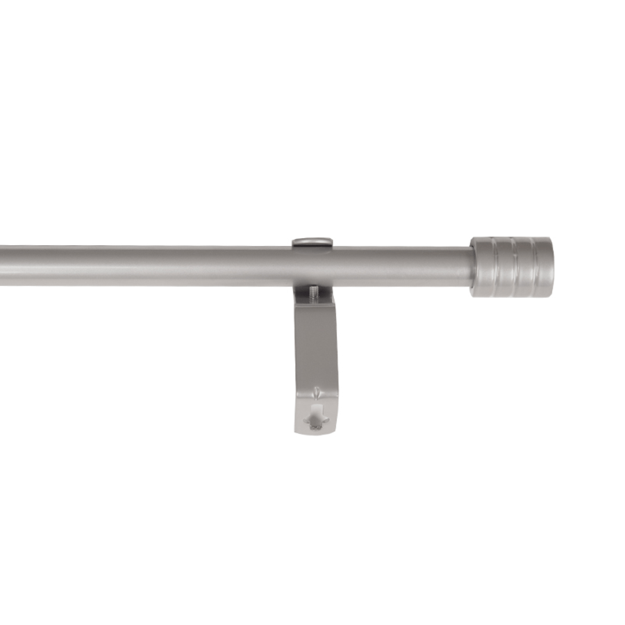 Basic Adjustable Silver Curtain Rod