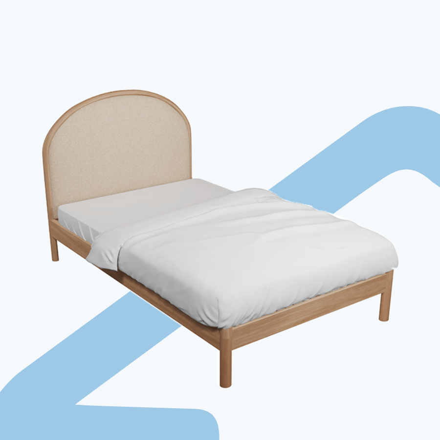 Braxton Bed 48x75" - Oak