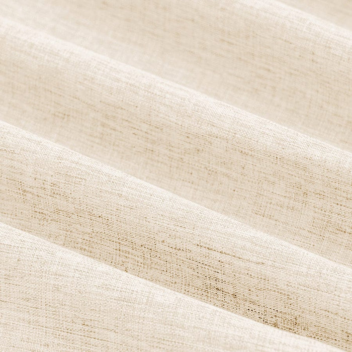 Faux Linen Natural Color 4pc Sheet Set