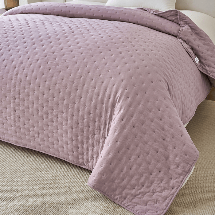 Holly Bedspread - Purple