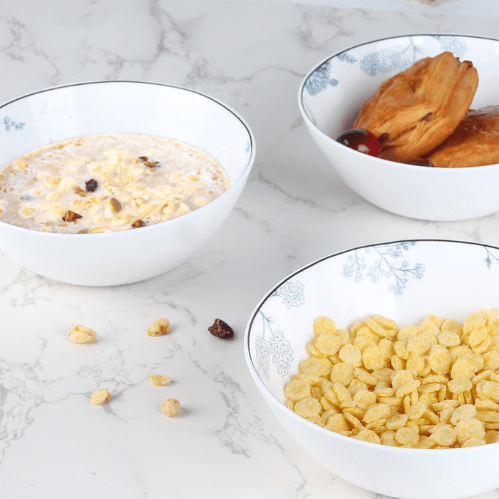 Nyra Opalware Bowl - 4pc Set