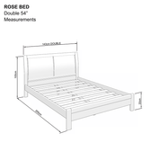 Rose 54x75" Bed