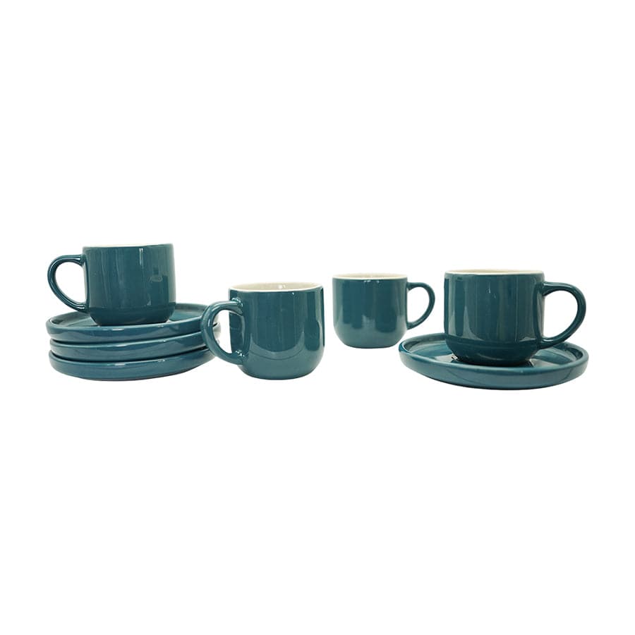 Senna Cup And Saucer 4pc Set