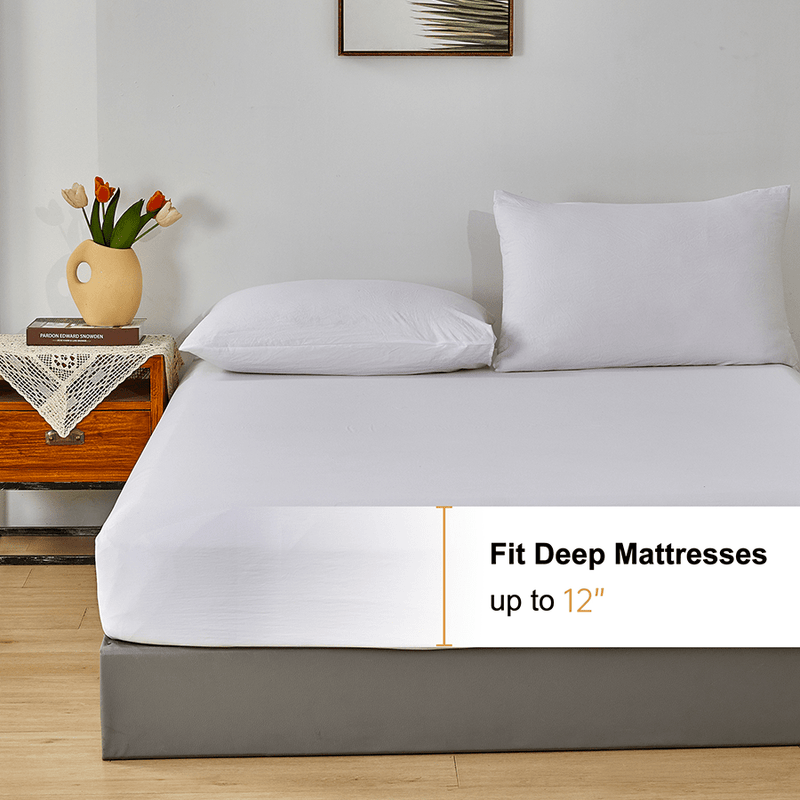Super Soft White Fitted Sheet