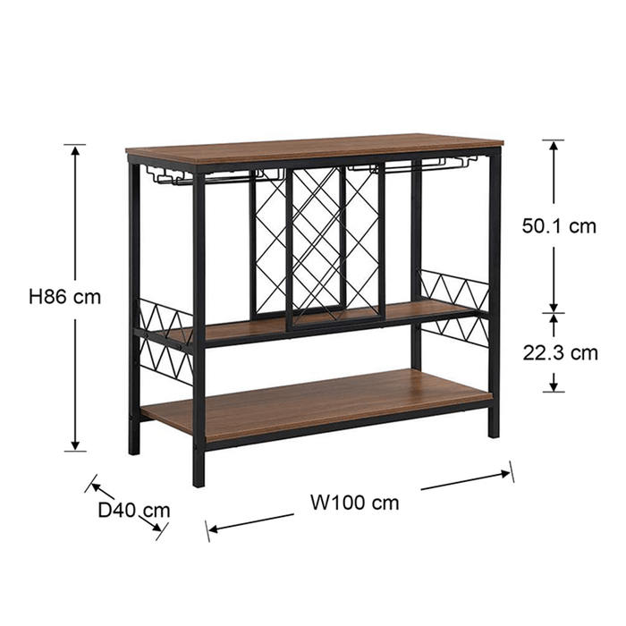 Valeria Wine Console Table