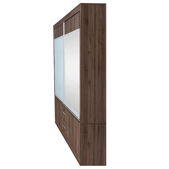 Vania 147 cm Sliding Wardrobe