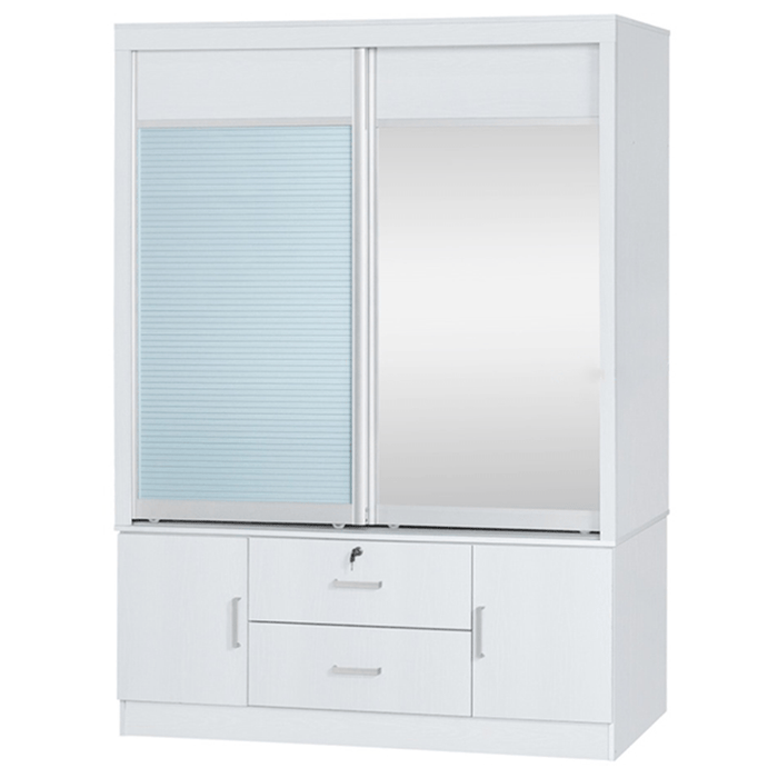 Vania 147 cm Sliding Wardrobe