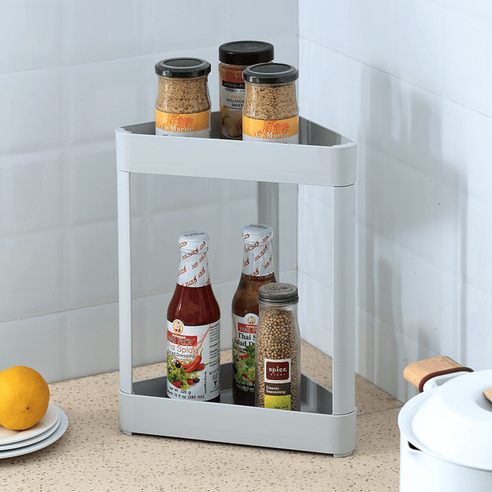 Varga 2 Layer Corner Shelf Unit