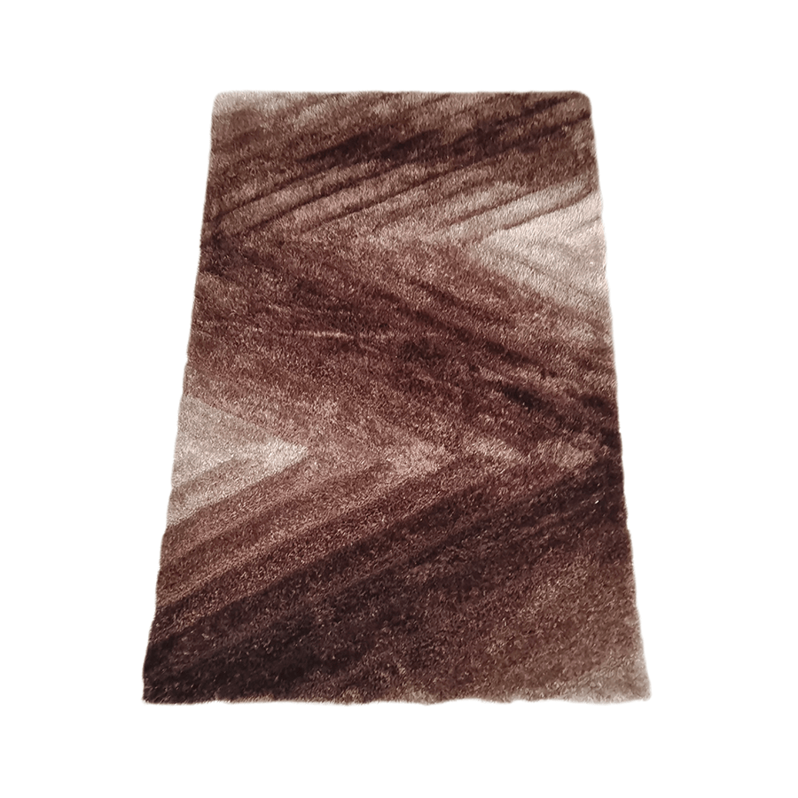 Shura Coffee Shaggy Rug