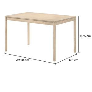 Irvine 75x120 cm Dining Table